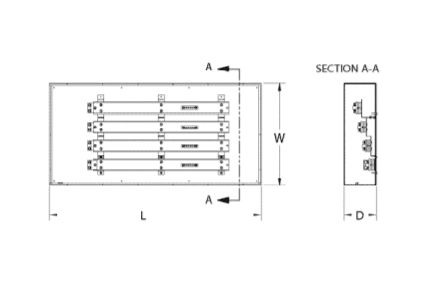 BUS Gutter - Aluminum - CSA 1 (600amp) - Code Electric