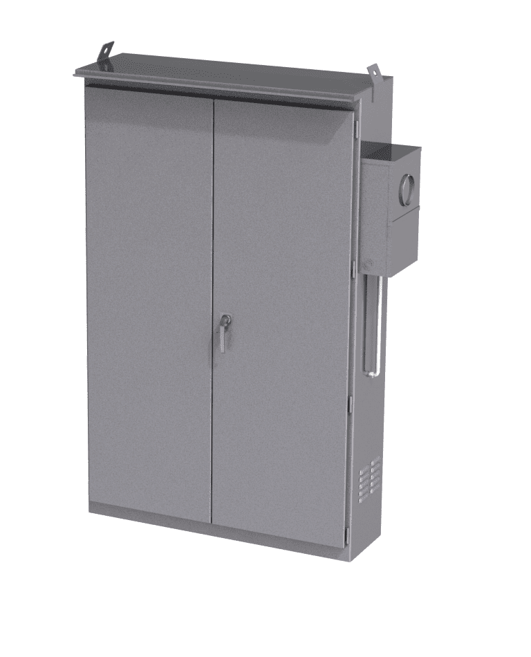 Distribution & Metering Kiosk - Painted Steel - CSA Rated - Code Electric
