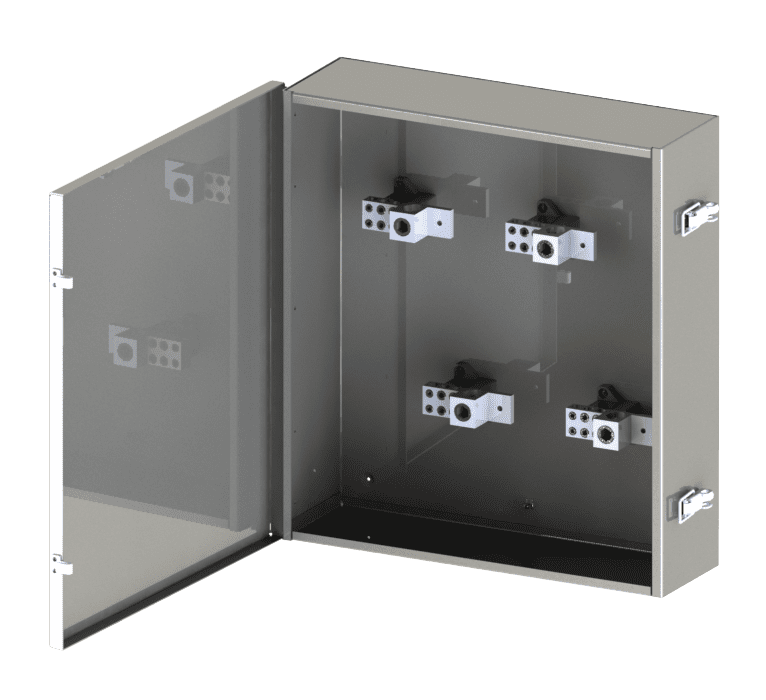 PAD Type Splitter Box - Painted Steel - CSA 1 (400amp) - Code Electric