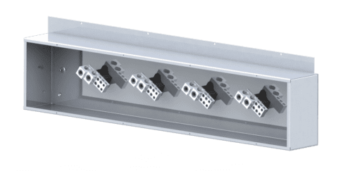 PAD Type Splitter Trough - Aluminum - CSA 1 (600amp) - Code Electric