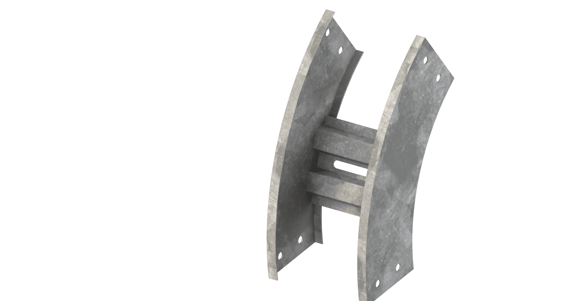 Outside Vertical Riser Fitting - Steel - Ladder - Code Electric